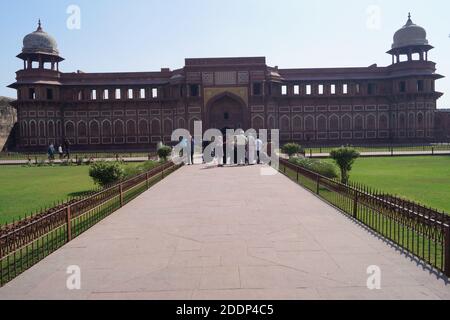Akbari Mahal, Fort d'Agra, Agra, Uttar Pradesh, Inde du Nord Photo ...