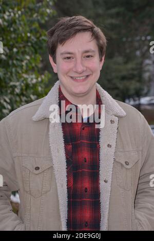 Arthur Mazet lors d'un photocall pour la série crimes Parfaits au 21e ...