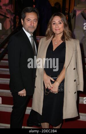 Daniela Lumbroso et son mari Eric Ghebali lors de la réception ...