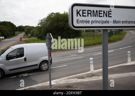 Entrée principale de l'abattoir Kermené où 109 employés ont été testés ...