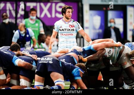 Maxime Machenaud (R92) lors du match DE rugby TOP 14 entre Racing 92 ...