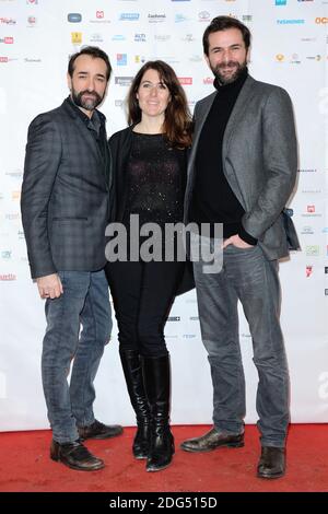 Mikael Fitoussi et Gregory Fitoussi assistent un photocall eurs du ...