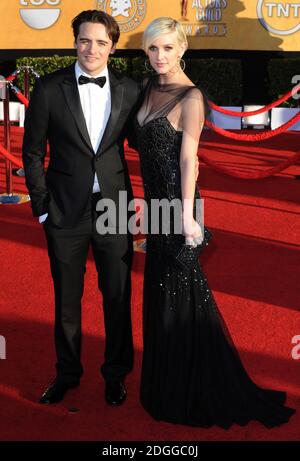 Ashlee Simpson avec Vincent Piazza lors de la 18e cérémonie annuelle ...