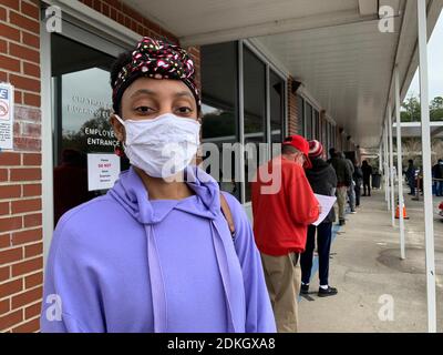 Savannah, Géorgie, États-Unis. 15 décembre 2020. Linda et Rick Meyer ...