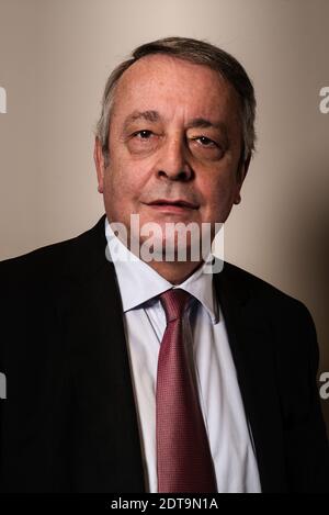 Dossier photo du PDG de Veolia Antoine Frerot posant dans son bureau du ...