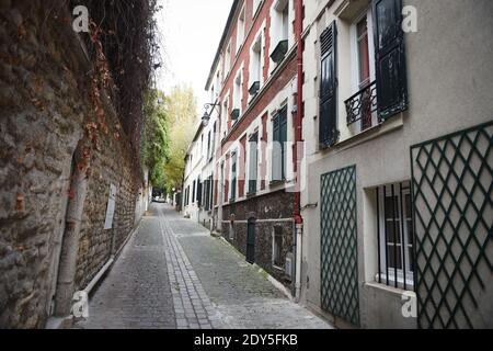 Vue de la rue Pierre Guerin où Carla Bruni-Sarkozy possède une maison à ...