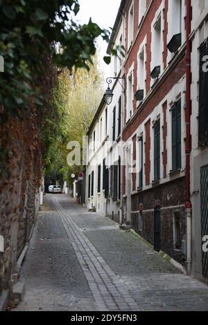 Vue de la rue Pierre Guerin où Carla Bruni-Sarkozy possède une maison à ...