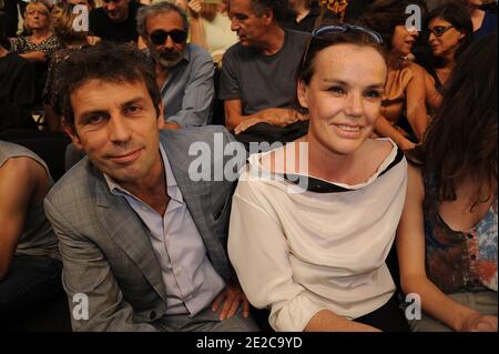 Frederic Taddei et Claire Nebout au salon Sonia Rykiel Printemps-été ...