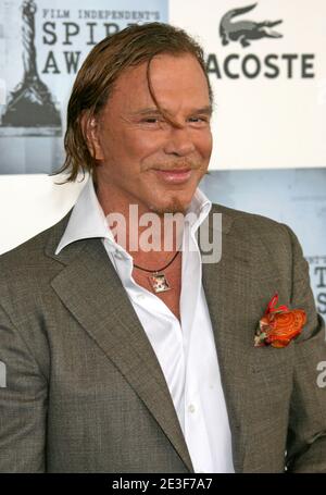 Mickey Rourke - Independent Spirit Awards sur la plage de Santa Monica ...