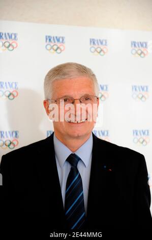 Jean-Louis Boujon lors de la présentation des quatre candidats à la ...