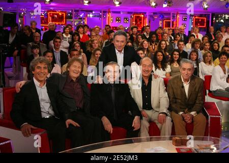 Jean-Guy Fechner lors de l'enregistrement de l'émission Dimanche a ...