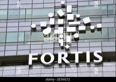 Le siège social de Fortis Bank à Paris, France, le 05 août 2008. Les ...