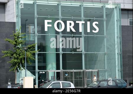 Le siège social de Fortis Bank à Paris, France, le 05 août 2008. Les ...