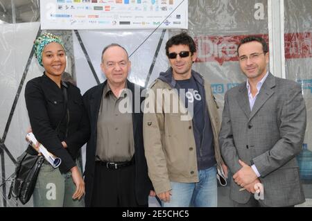 Joel Soler et Patrick Bruel assistent à la projection du film de Maurice Dales 'Black Israel ...