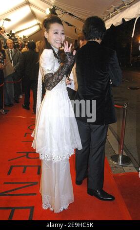 Actress Rinko Kikuchi arrives on the red carpet at the LA premiere of ...
