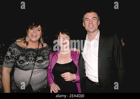 L'actrice française Michele Bernier avec l'ex-mari Bruno Gaccio aux ...