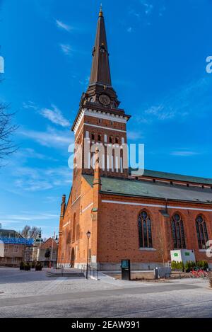 La cathédrale de Västerås, église historique de Suède, est un exemple ...
