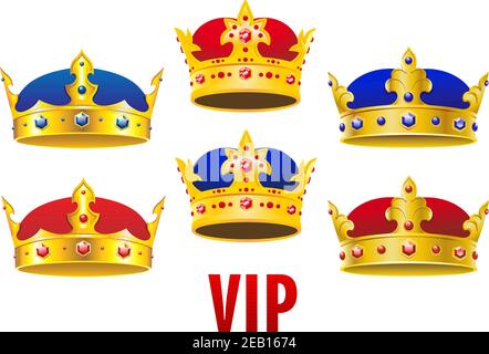 couronne d'or bijou autorité couronnement monarchie symboles de luxe ...