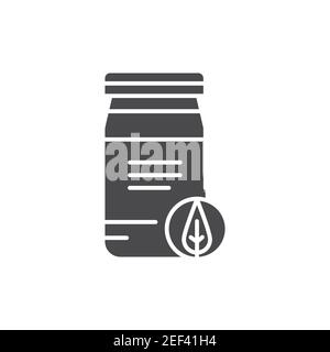 Symbole de la gamme de thé en poudre Matcha. Pictogramme pour page Web ...