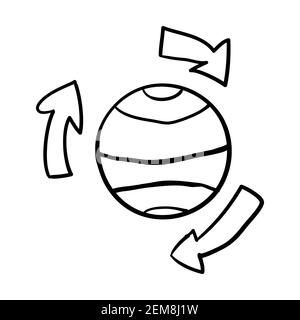 Flèches de recyclage, affiche de recyclage, main, logo Image ...