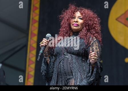 Chaka Khan (Yvette Marie Stevens) lors du festival du Jazz et du ...