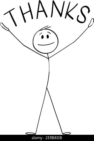 Personnage d'homme d'affaires stickman tenant un grand point d ...