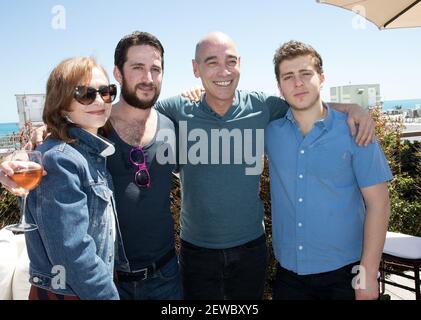 MIAMI BEACH, FLORIDE-MARCH16 : Isabelle Huppert, Lorenzo Chammah, Jean ...