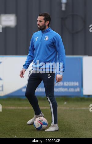 Sam Hid de Barrow lors du match de la Sky Bet League 2 entre Barrow et ...