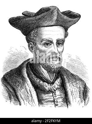 Portrait de François Rabelais (1494-1553). Musée : collection privée ...
