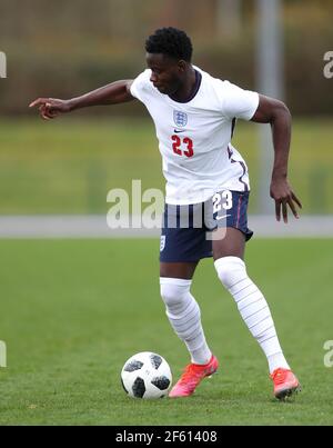 Kwadwo Baah d'Angleterre pendant le match international amical des ...