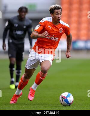 Jordan Lawrence-Gabriel de Blackpool lors du match du troisième tour de ...