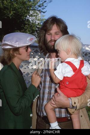 Kurt Russell Season Hubley et son Boston Russell Circa 1981 crédit ...