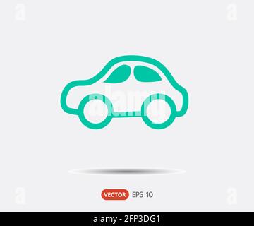 Pictogramme de voiture, logo illustration vectorielle Photo Stock - Alamy