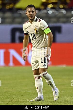 Eden Hazard of Belgium lors du match de football amical entre la ...