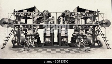 Presse d'impression rotative Journaux Photo Stock - Alamy