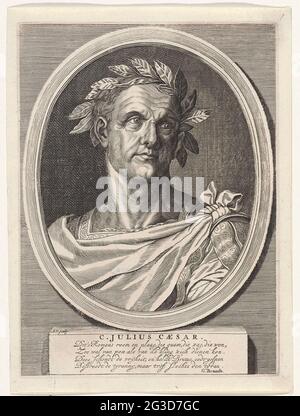 Portrait de Jules César ; portraits classiques. Portrait de Jules César ...