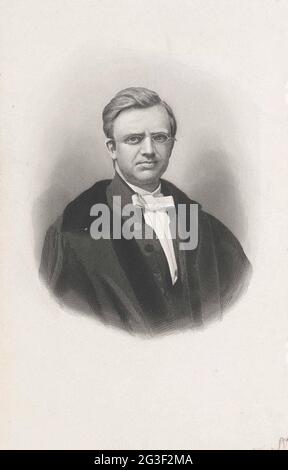 Portrait de Willem Frederik Reinier Suringar. Portrait du Botanicus ...