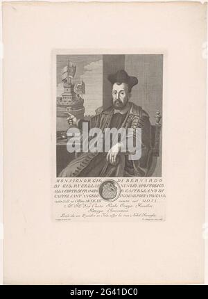 Portrait de Giovanni di Bernardo Rucellai assis dans une chaise, il ...
