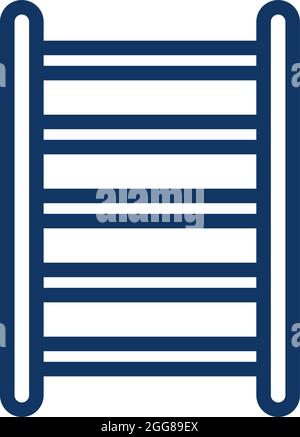 Escabeau icône sur fond blanc. Élément simple illustration de concept ...