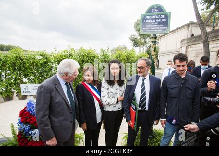 Pierre Joxe, Anne Hidalgo, Maud Halimi, Jean-Yves Halimi et Edouard ...