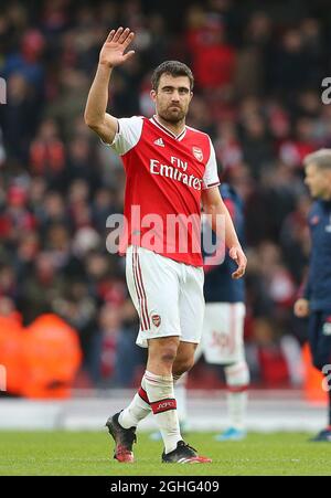 ArsenalÕs Sokratis Papastathopoulos lors du match de la Premier League ...