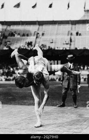 DOSSIER 1912 Wrestling aux Jeux Olympiques de Stockholm 1912. Foto ...