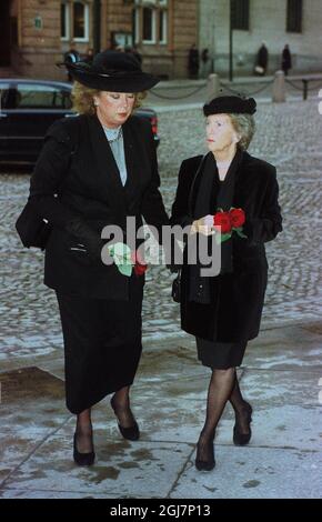 Funérailles de Gad Rausing. Sur la photo, son fils Jorn Rausing et sa ...