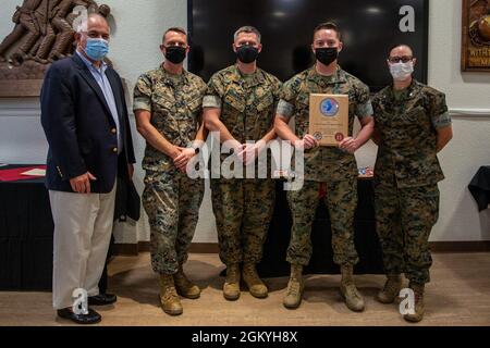 Marine Corps Lt. Col. Jeffrey Chessani arrives for his hearing at Camp ...