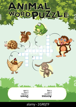 Jeu de mots croisés à propos de l'école pour les enfants, recherche de ...