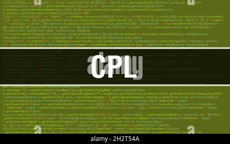 Le CPL avec la technologie numérique de code binaire. Résumé fond avec ...