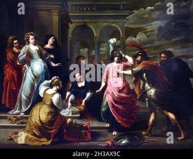 La découverte d'Achille parmi les filles de Lycomedes.. Entre 1628 et ...