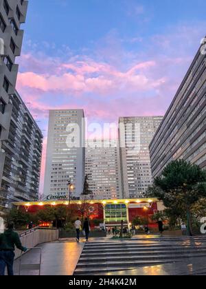 France, Paris, quartier chinois du 13ème arrondissement, signes Photo ...