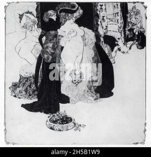 Franz von Bayros Ex libris Georg Schneider Photo Stock - Alamy