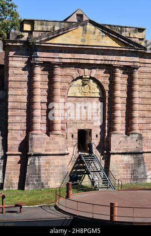 France, Alsace, Neuf-Brisach, citadelle, forteresse de Vauban, l'UNESCO ...